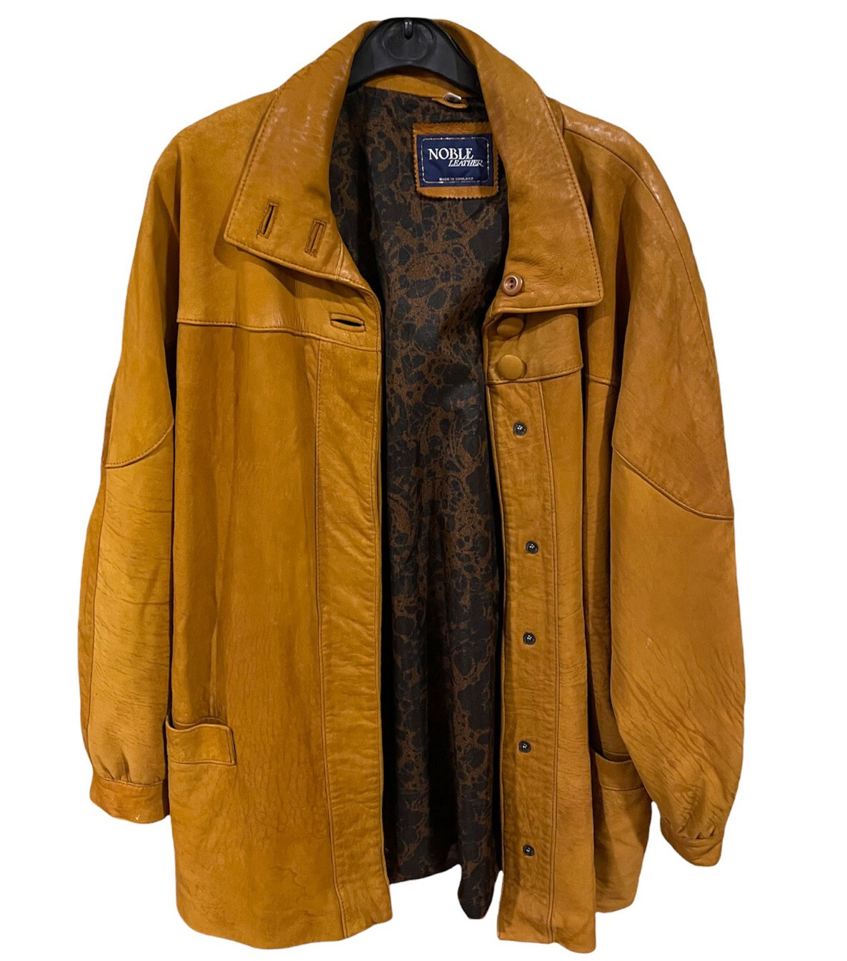 Noble Collection Mens Leather Jacket Made In England … - Gem