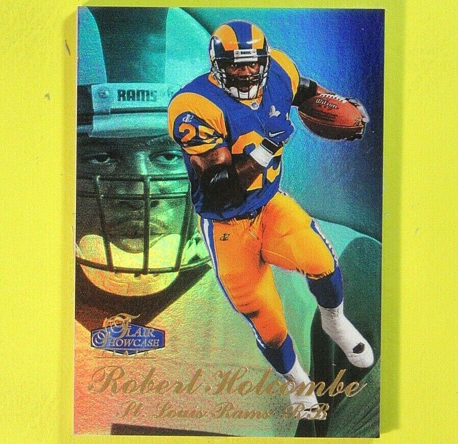 ROBERT HALCOMBE 1998 ROOKIE SHOWSTOPPER Flair #32 St. Louis Rams | eBay