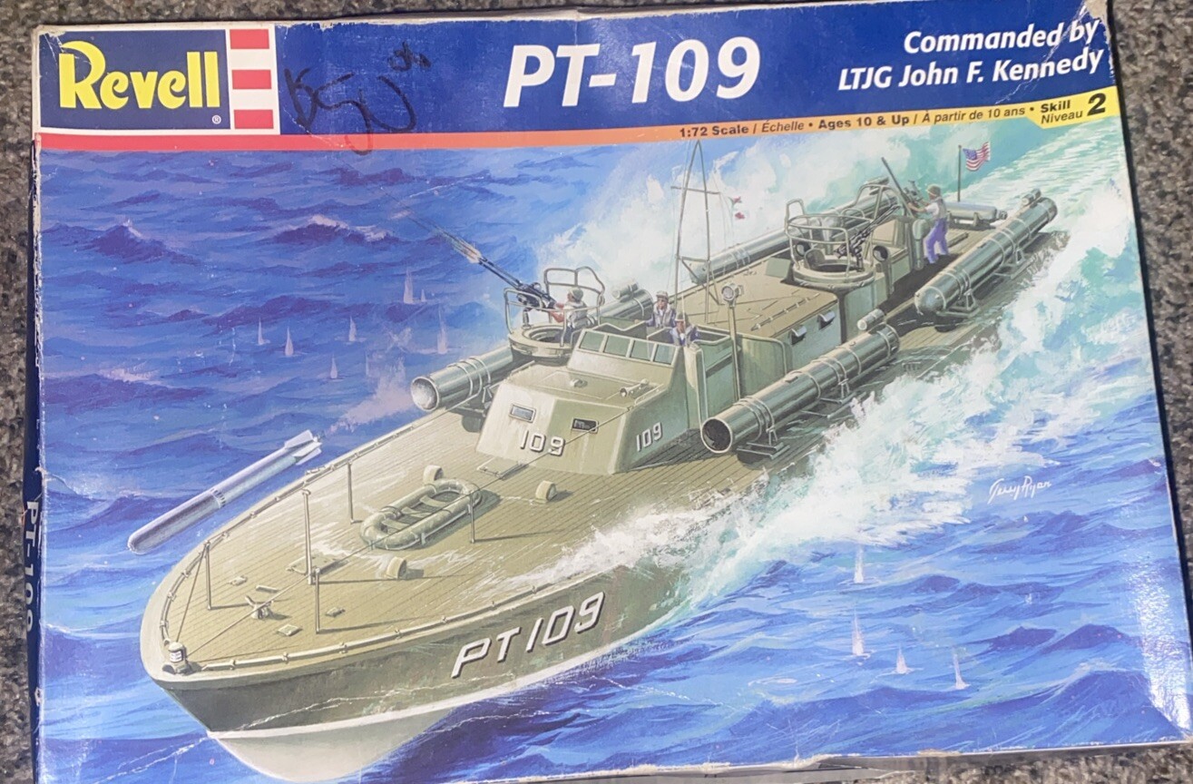 Revell 85-0310 LTJG John Kennedy PT-109 PT Boat 1:72 Model Kit 2004 NEW ...