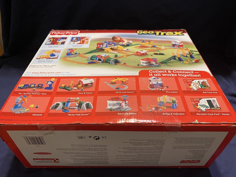 Fisher Price GeoTrax Central Terminal Toys R Us Exclusive Expand Your ...