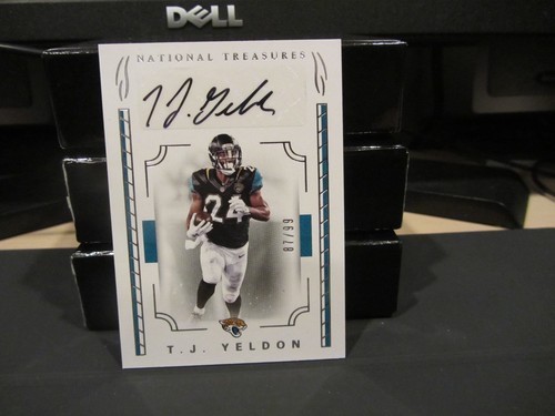 National Treasures Autograph Jaguars T.J. Yeldon 87/99 2016 | eBay