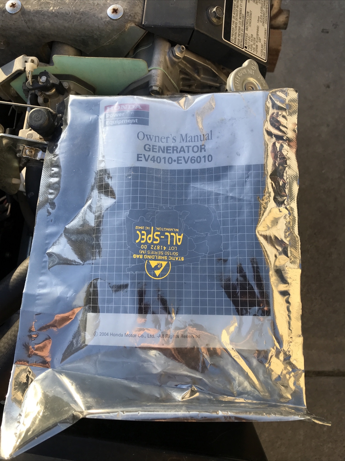 HONDA EV 6010 RV GENERATOR | eBay