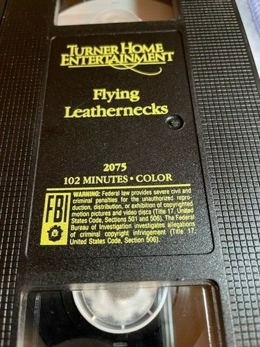 Flying Leathernecks VHS RKO Collection John Wayne Robert Ryan Ext Play ...