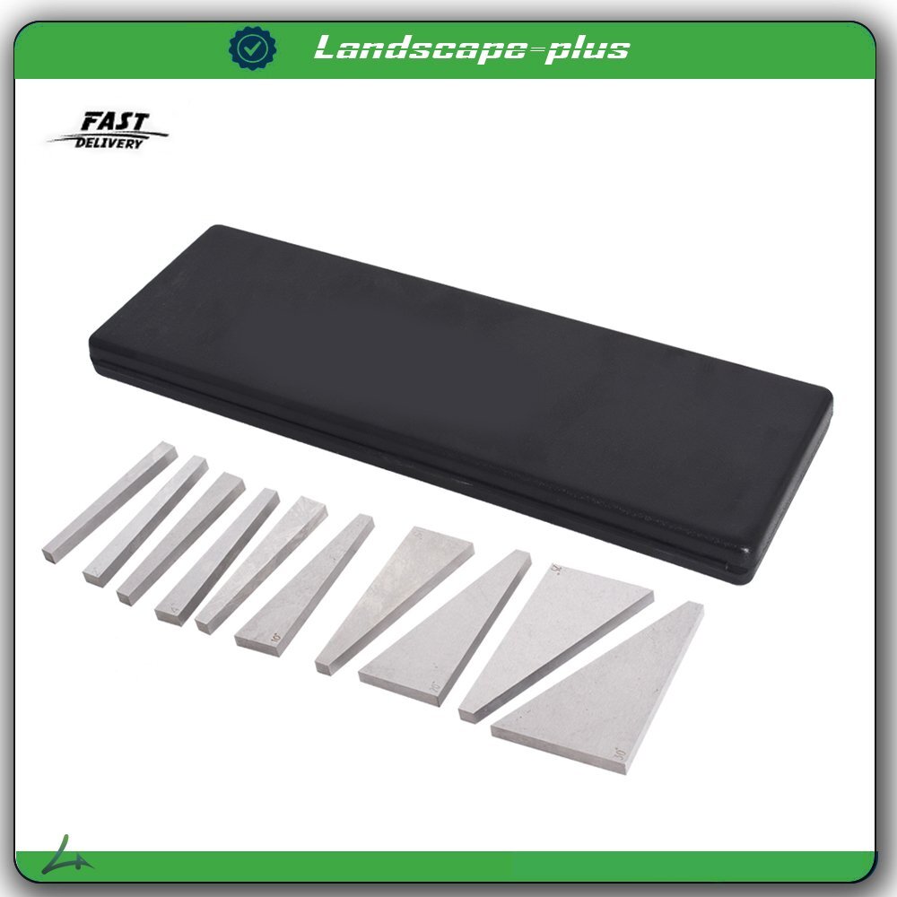 10 Pcs Precision Angle Block Set 1 To 5 Degree & 5 To 30 Degree Gauge ...