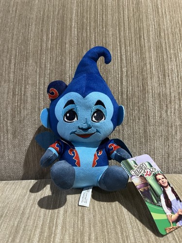 8" Wizard Of Oz Wicked Witch's Flying Monkey Plush Winged Blue Toy ...
