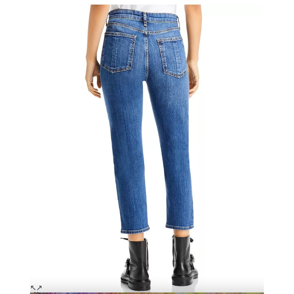 rag & bone Denim Nina High Rise Ankle Cigarette Jeans in Jasper size 30 ...