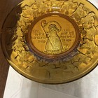 Indiana Tiara Amber Glass 6.6" Childs Nursery Rhyme Plates Set Of 4 | eBay