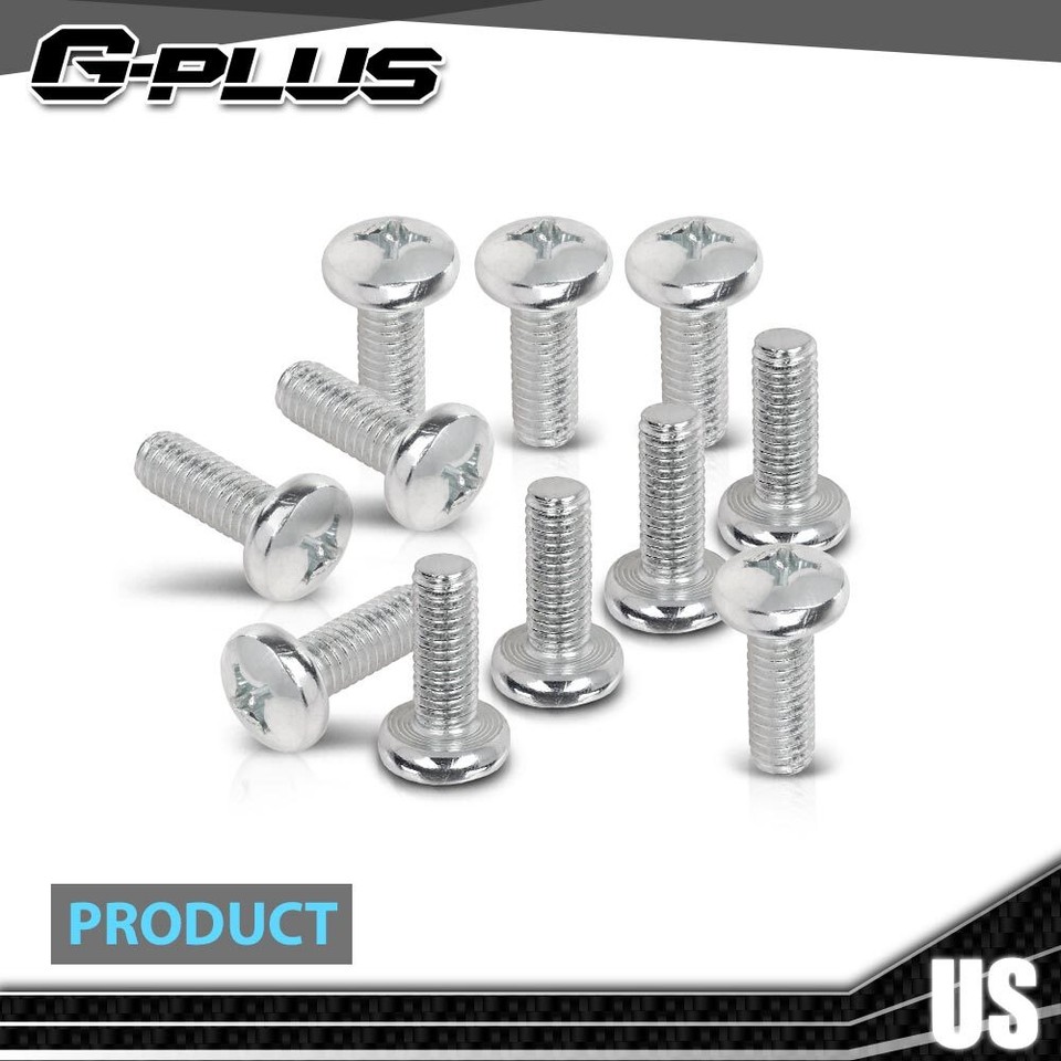 100 License Plate Screws Front & Rear Fit For Toyota Honda Lexus ? | eBay