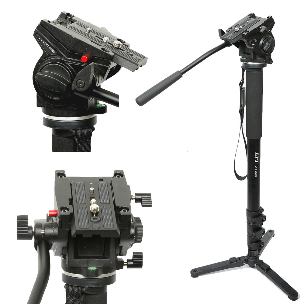 Professional Heavy Duty Monopod Fluid Head kit DSLR Camera Camcorder 72 ...