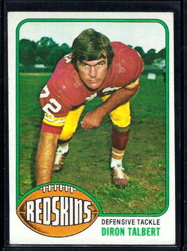 1976 Topps Football #272 - Diron Talbert - Washington Redskins | eBay