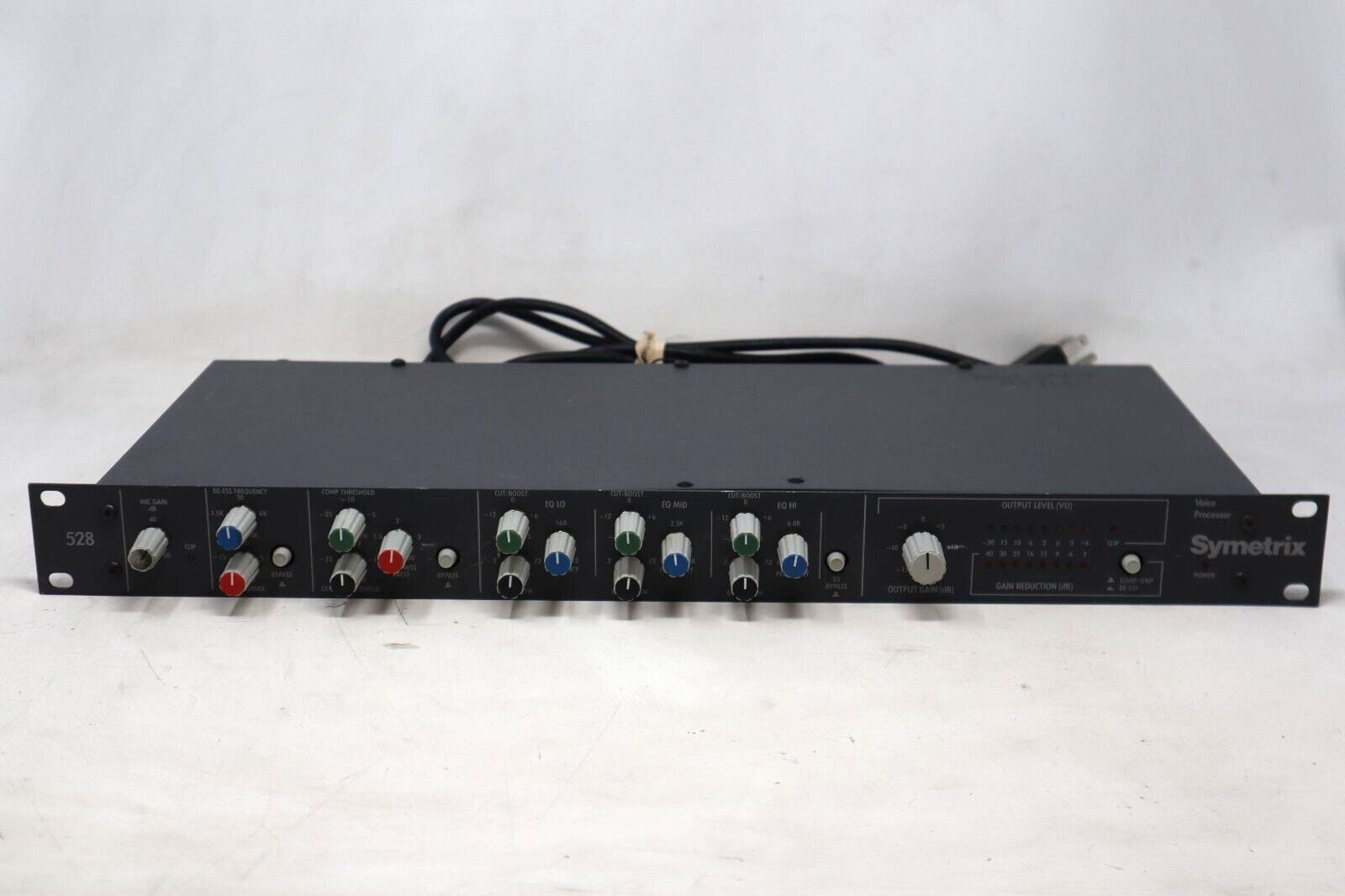 Symetrix 528 Vocal Processor EQ Mic Pre De-esser Expander Compressor ...