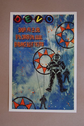Devo Concert Tour Poster 1981 Carver Gym-- | eBay