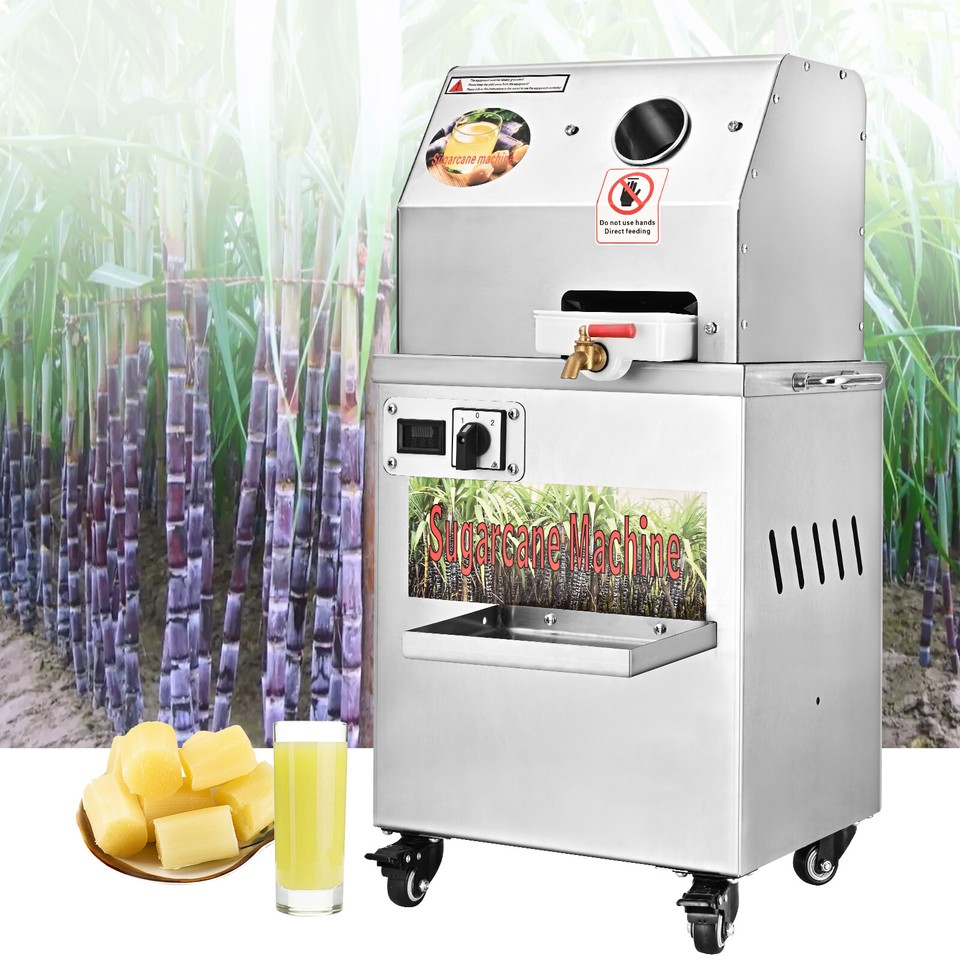 Electric Sugar Cane Ginger Press Juicer Desktop Cane Machine 370W 280kg ...