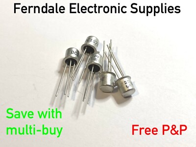 BC107 NPN silicon planar transistor, low power, TO-18 pack of 5 | eBay UK