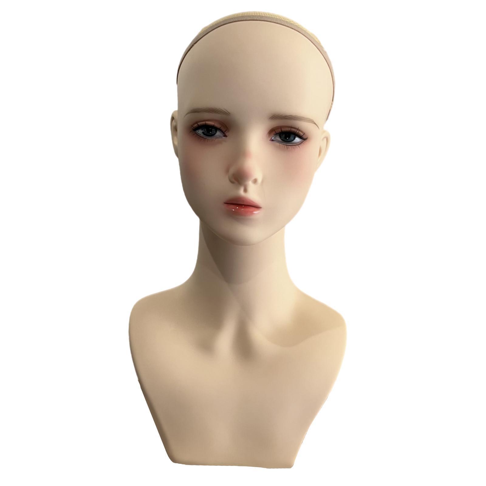 Bald Female Headwear Display Prop Multipurpose Manikin Wig Display | eBay