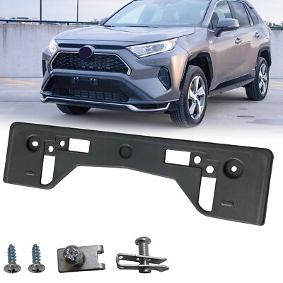 For 2019 20 21 22 2023 Toyota RAV4 Front License Plate Frame Tag Holder ...