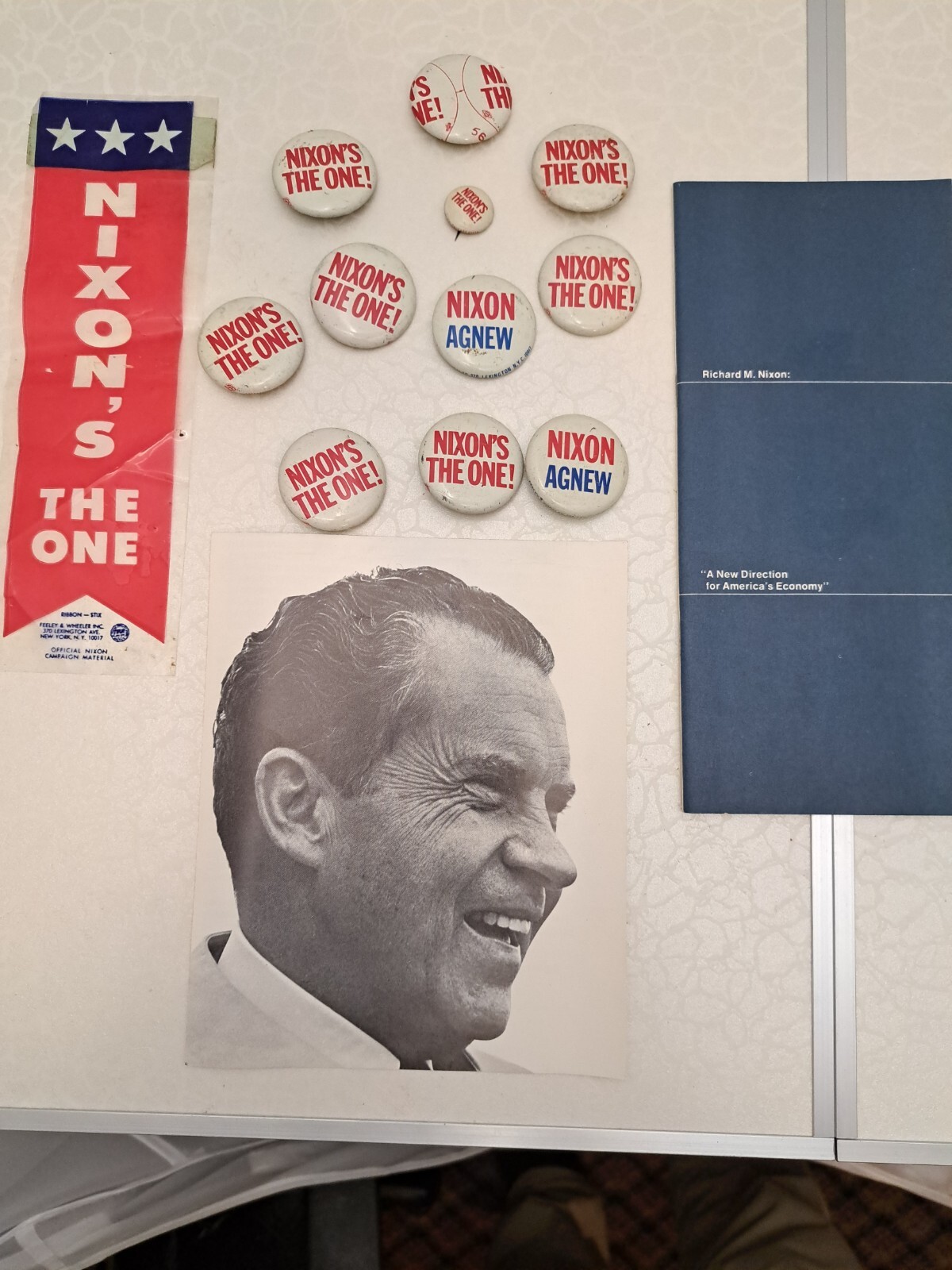 11 President Richard Nixon Political Campaign Pinback Buttons 1968-72 ...