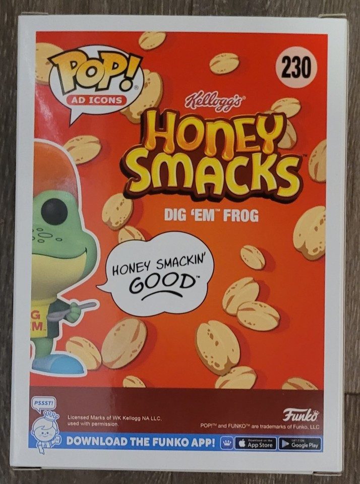 SDCC 2024 KELLOGGS HONEY SMACKS DIG EM FROG Funko Pop! OFFICIAL STICKER ...