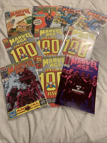 Marvel Comics Lot - Marvel Age 100, Marvel Comics 1000, and More | eBay
