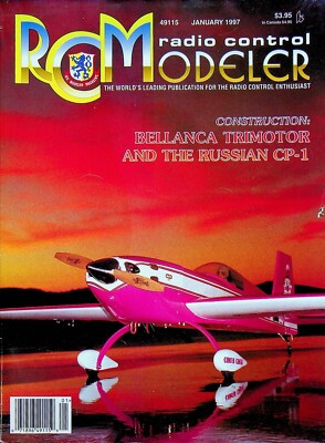 R/C Radio Control Modeler Magazine January 1997 Bellanca Trimotor m2735 ...