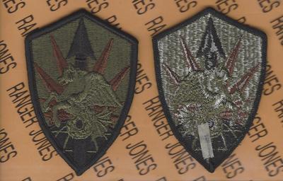 US Army Transportation Command TRANSCOM OD Green & Black BDU uniform ...