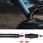 2Pcs RGB LED Whip Light Spring Base Protective Mounting Mount For ...