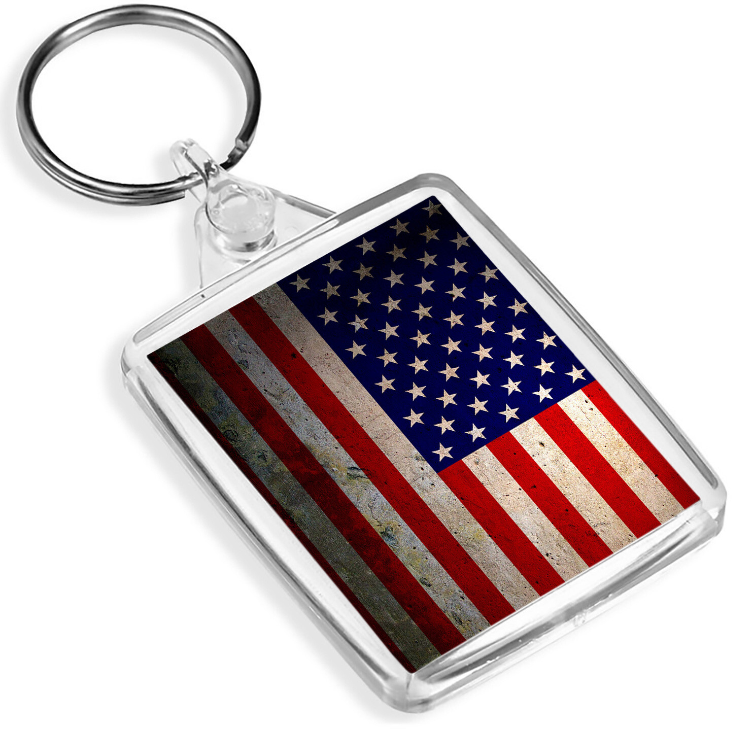 Vintage American Flag Keyring USA Freedom America States Cool Keyring ...