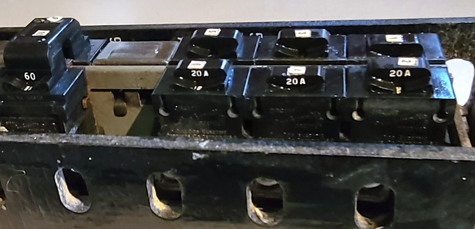 120 Amp, 20 Circuit, Pushmatic Panel buss With All Working Breakers! | eBay