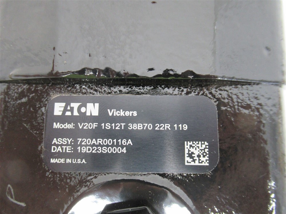 Eaton+%2F+Vickers+720AR00116A+V20F+1S12T+38B70+22R+119+Hydraulic+Vane ...