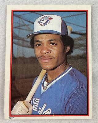 MLB 1983 Topps Baseball Sticker Card #307-Jesse Barfield, Toronto Blue ...