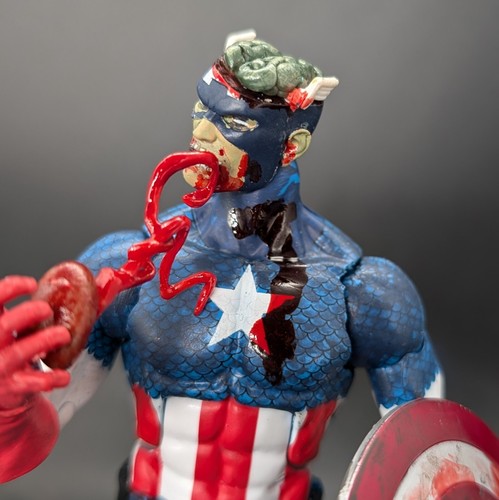 COLONEL AMERICA Custom Marvel Legends by Wings FREE GLOBAL SHIPPING ...