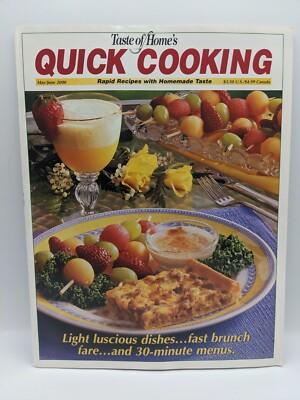 Taste Of Home's Quick Cooking Magazine May/June2000 | eBay