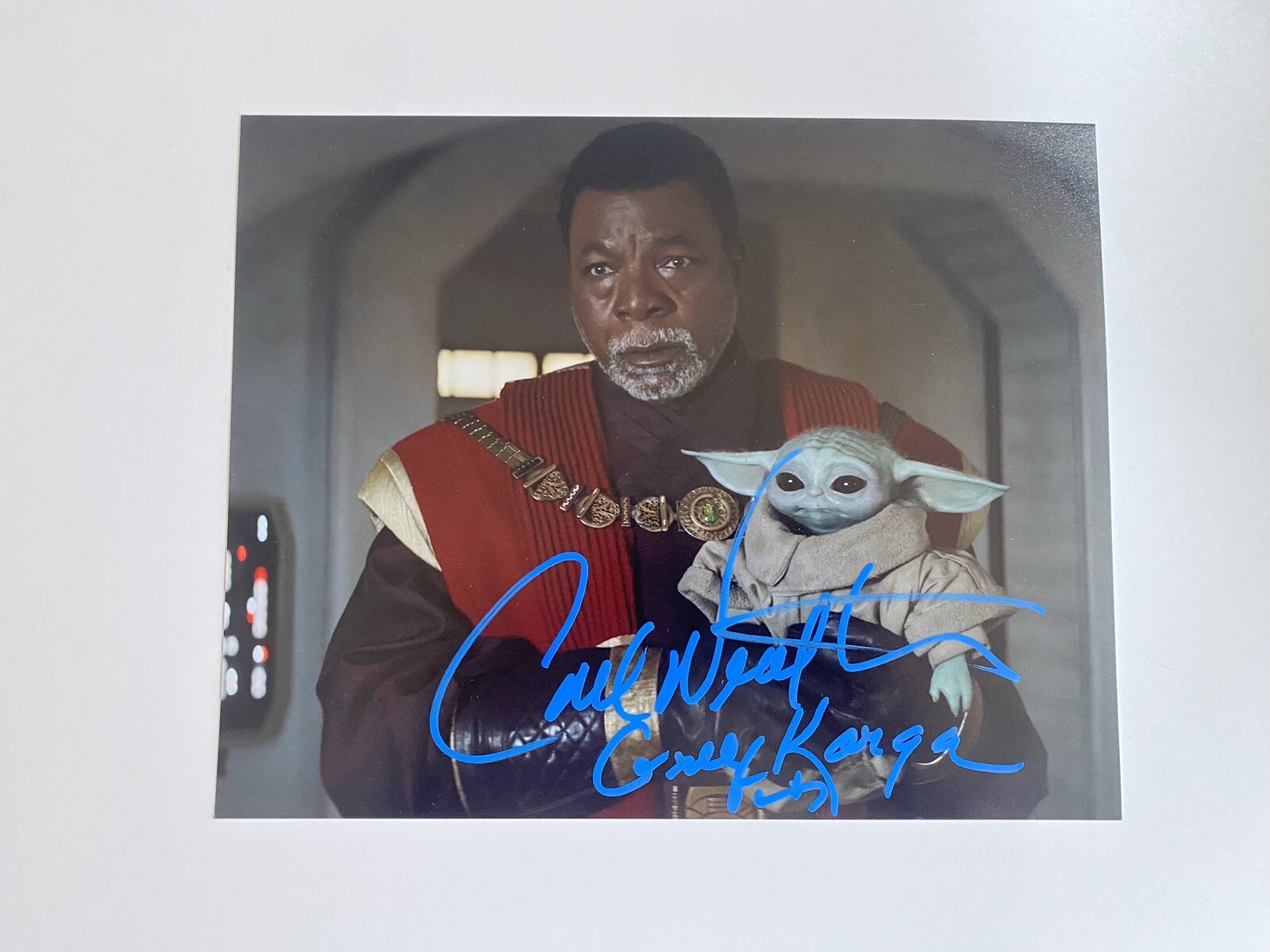 CARL WEATHERS In-Person signiertes Autogramm 20x25cm Star Wars | eBay