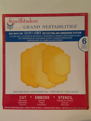 Spellbinders Grand Labels Eleven - Nesting Craft Cutting Die Set | eBay UK