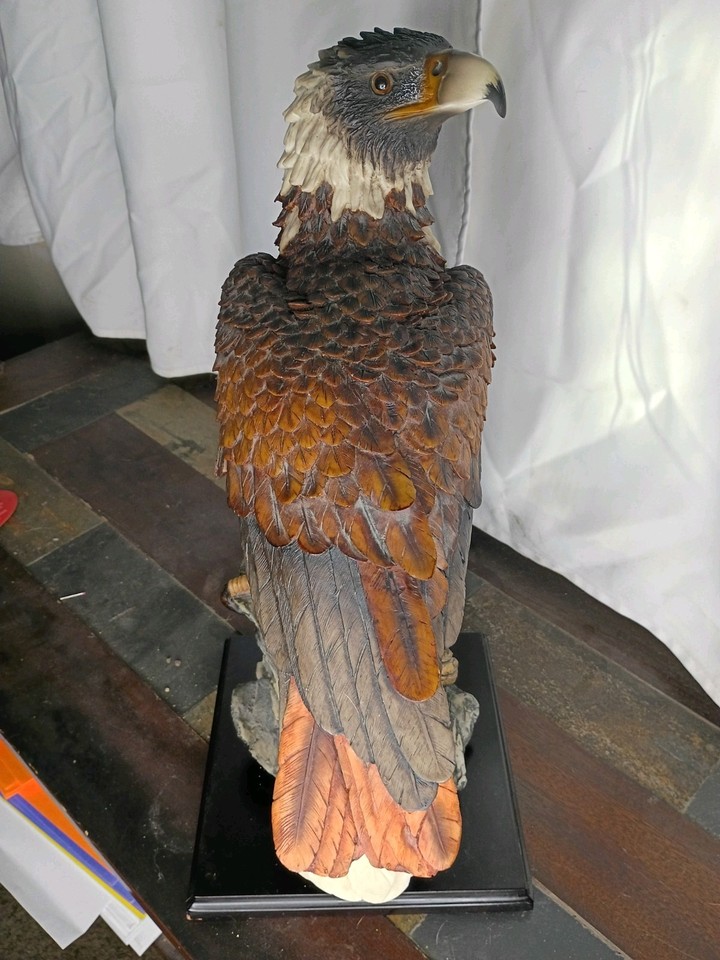 BHE Collection Large Eagle Statue 18” Resin Sculpture Bald Eagle ...