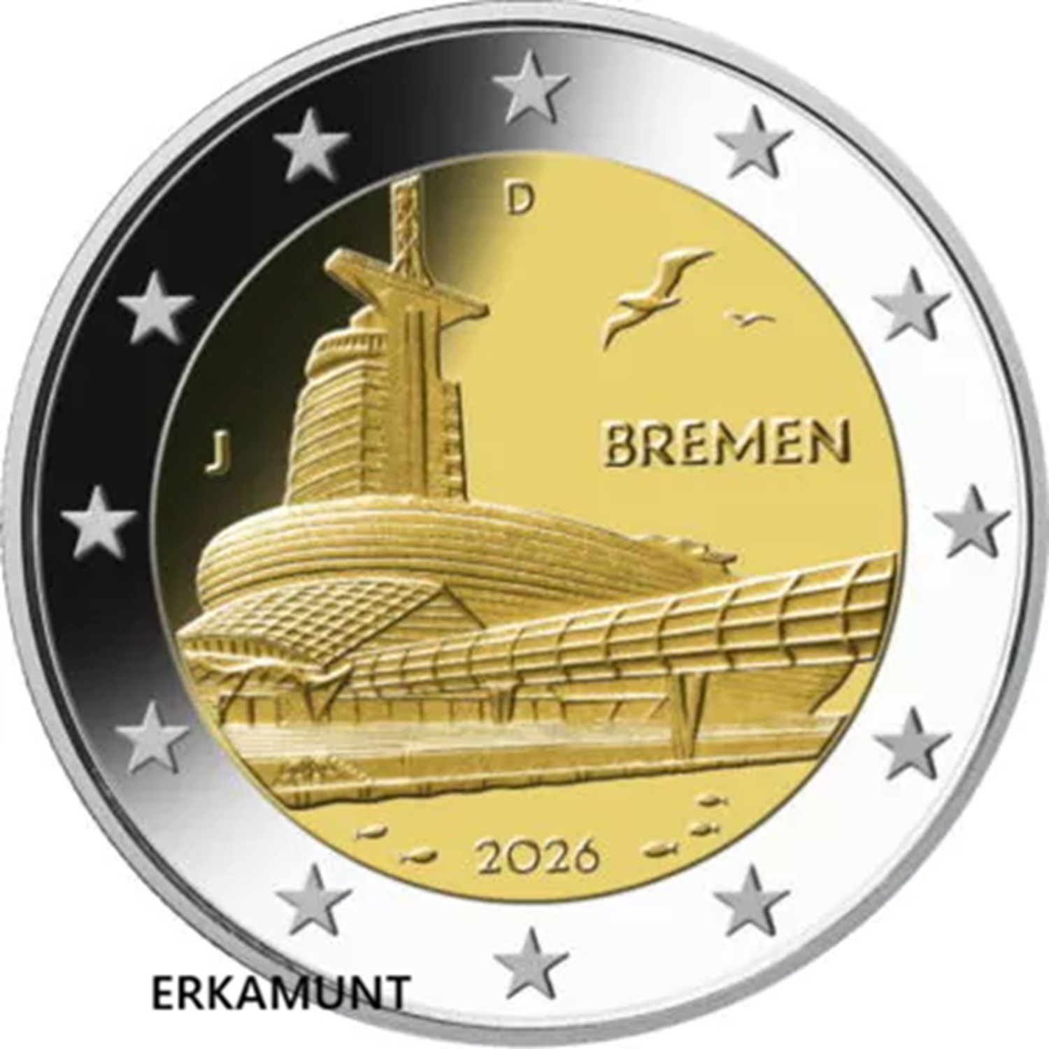 5x2 euro gedenkmünze DEUTSCHLAND 2026 "Bremen" | eBay.de