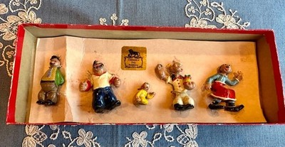 Chelsea Popeye with his Gang Rare Original Box Tied Olive Oil Wimpy ...