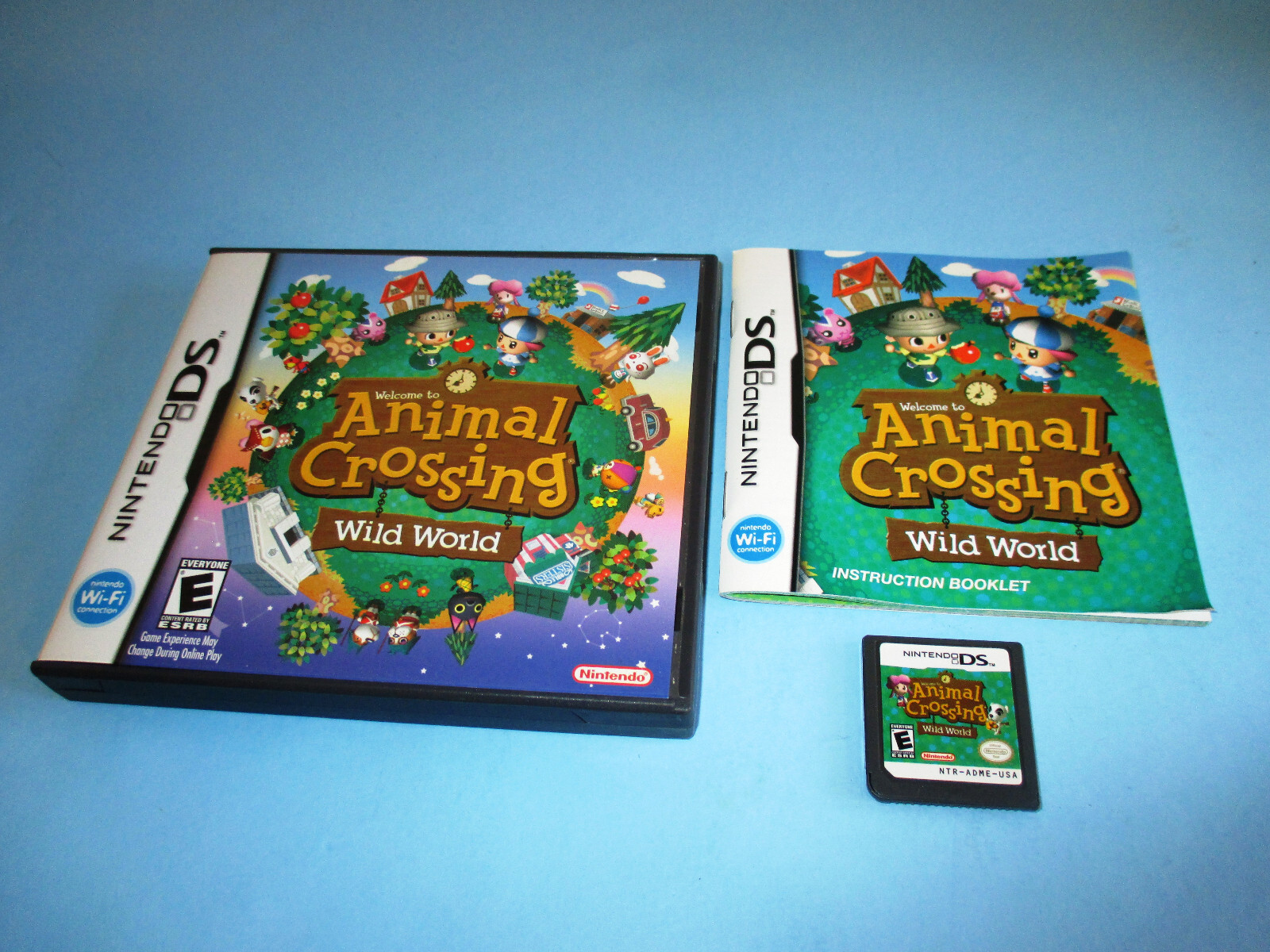 Animal Crossing Wild World (Nintendo DS) Lite DSi XL 3DS 2DS w/Case ...