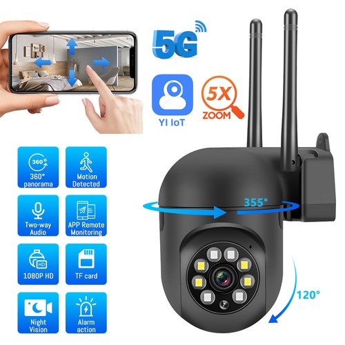5G WIFI 1080P IP Camera Wireless Outdoor CCTV HD PTZ Smart Home ...