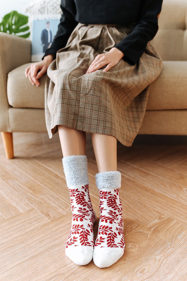 Extra Thick Socks,Winter Warm Sock,Comfotable Floor Socks,Ladies House ...