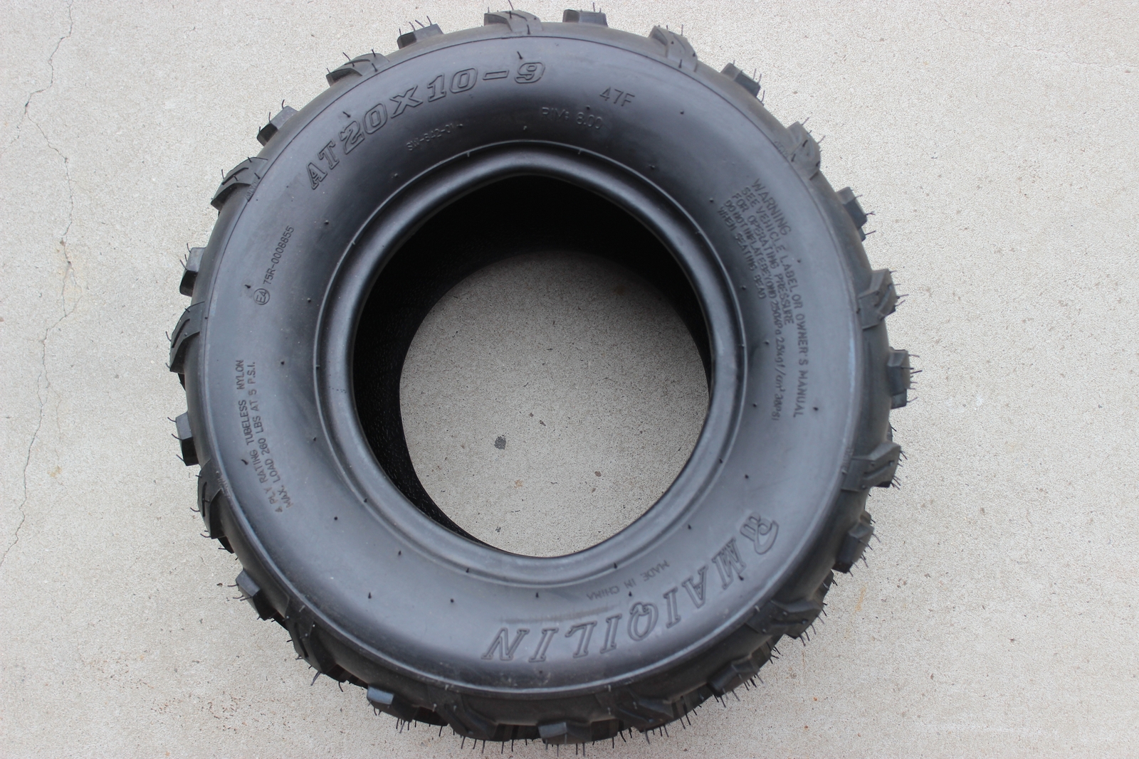 20X10-9 (2 TYRE SET) MassFx SPORT ATV TIRES HONDA TRX 300EX 400EX 450R ...