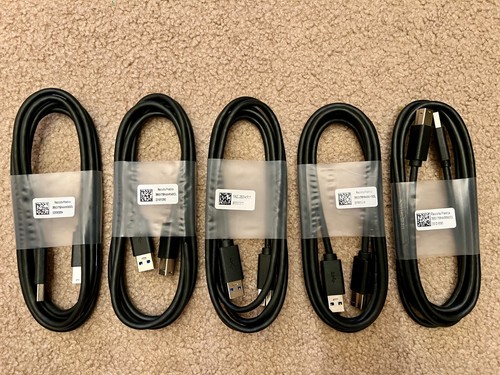 New Dell USB 3.0 SuperSpeed A/B Upstream Genuine - 6ft Cables - Lot of ...