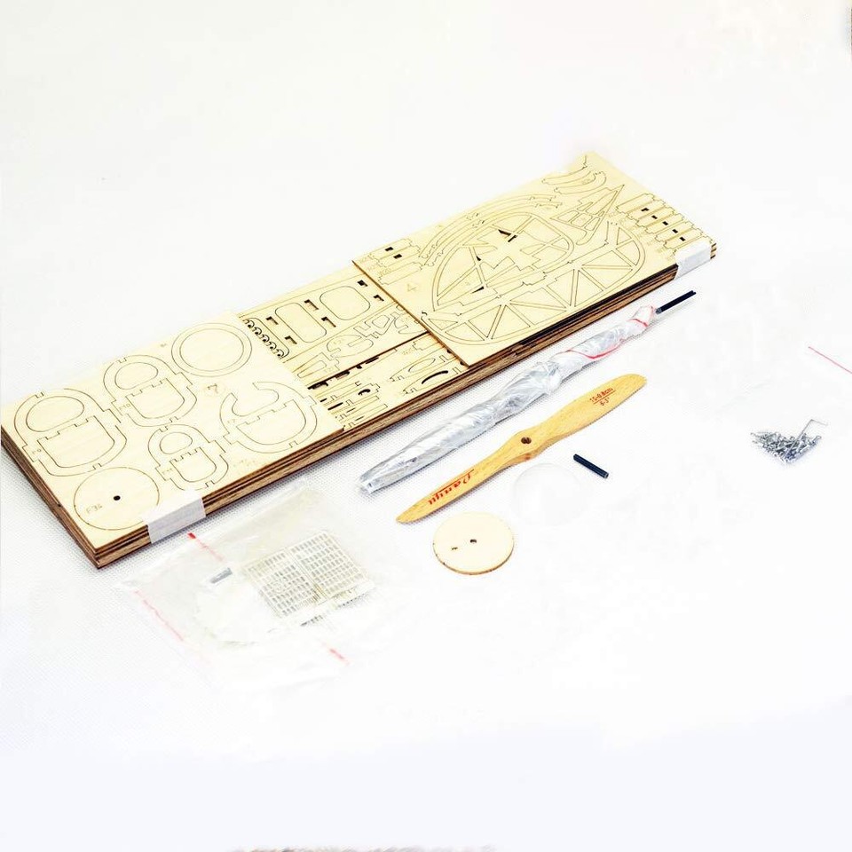 Albatross D.III Balsa Model Kit 3D Wooden Puzzle Laser-Cut Precision Bi ...