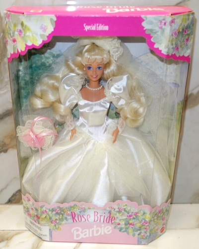 1996 Rose Bride Barbie Special Edition Doll Mattel No. 15987 Damaged ...