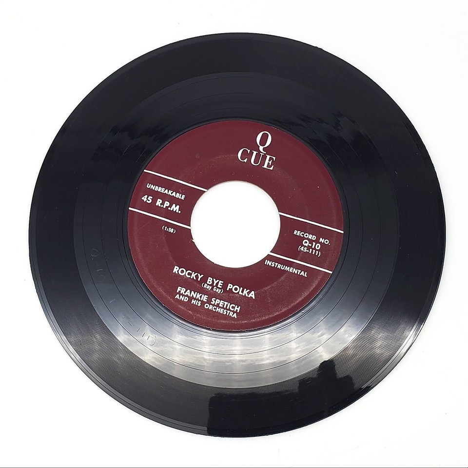 Frankie Spetich Prima Donna Polka / Rocky Bye Polka Single Record Q Cue ...