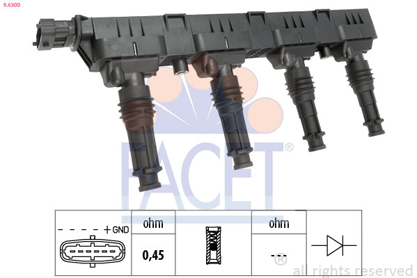 Facet 9.6300 Ignition Coil for sale online | eBay Australia