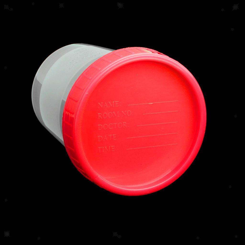 20ml Plastic Measuring Cup Sterile Container with Lids - | eBay