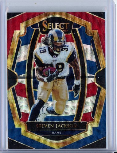 Steven Jackson - 2018 Panini Select Red White and Blue Prizm Card /199 ...