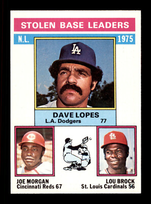 1976 Topps - #197 NL Stolen Base Leaders - Crease Free | eBay
