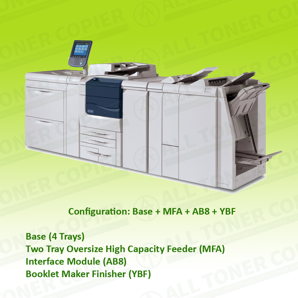 Xerox Color 570 Laser Production Printer Copier Scan Fiery Network A3 ...